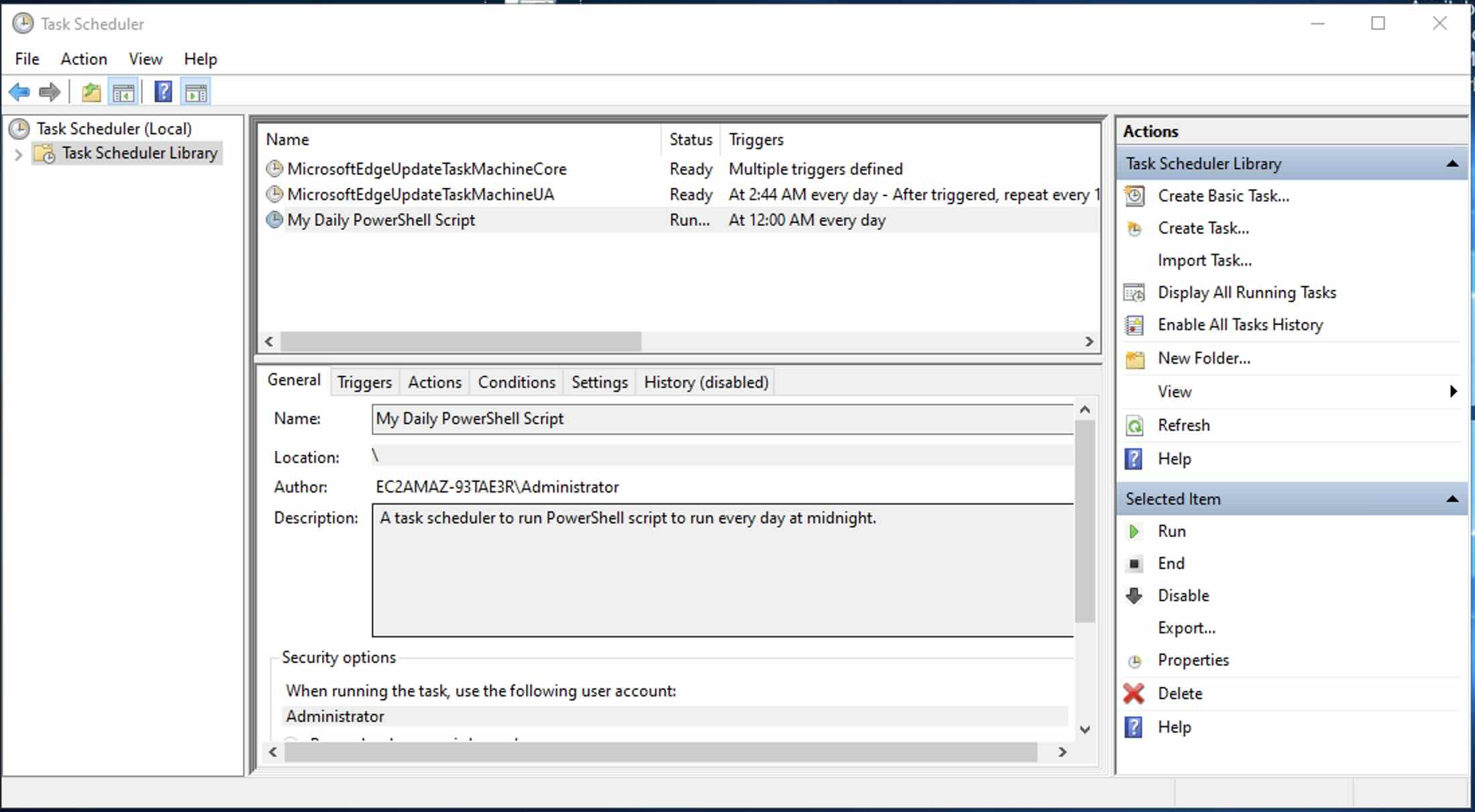 How To Run PowerShell Script As A Windows Scheduler Task Code2care